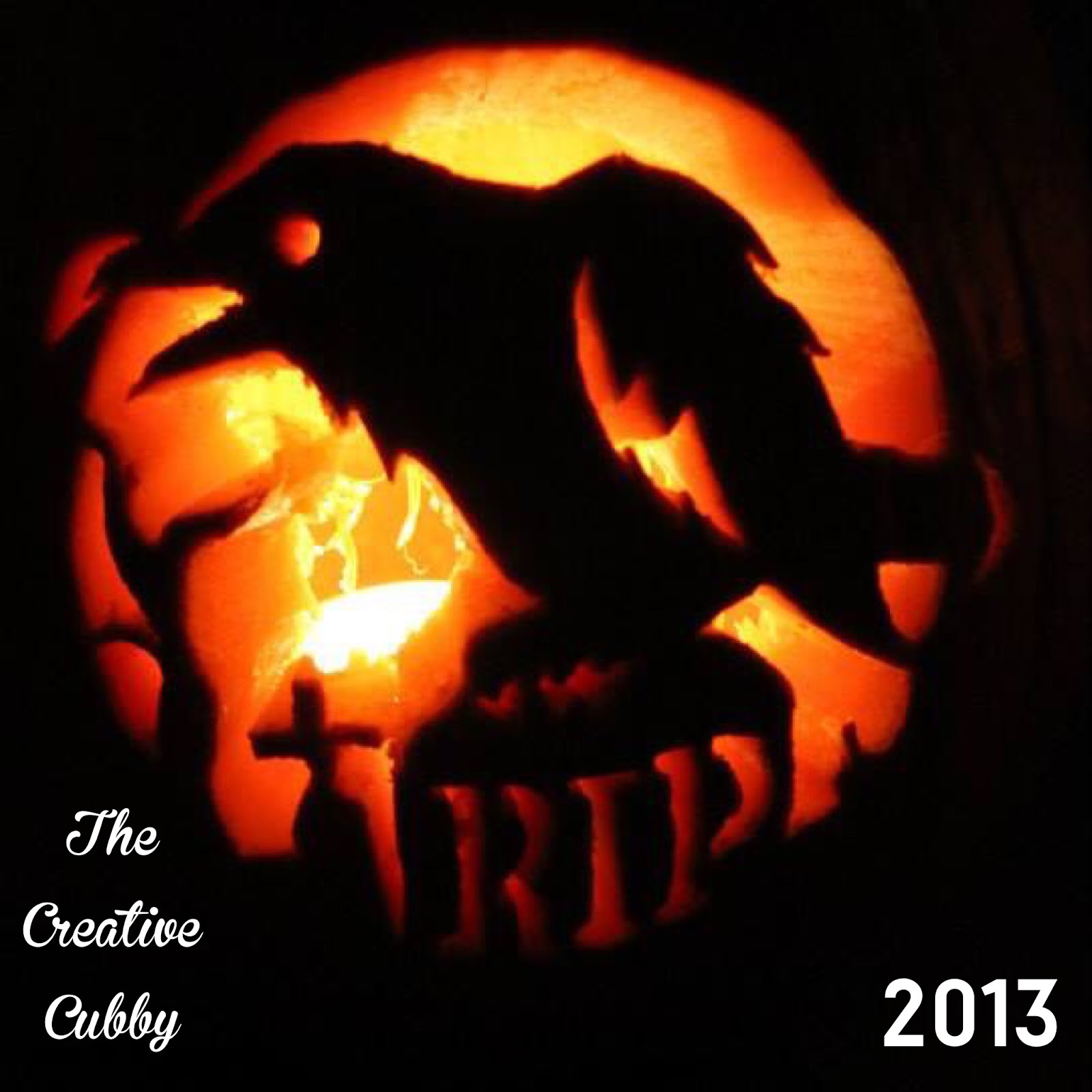 Crow Pumpkin Carving