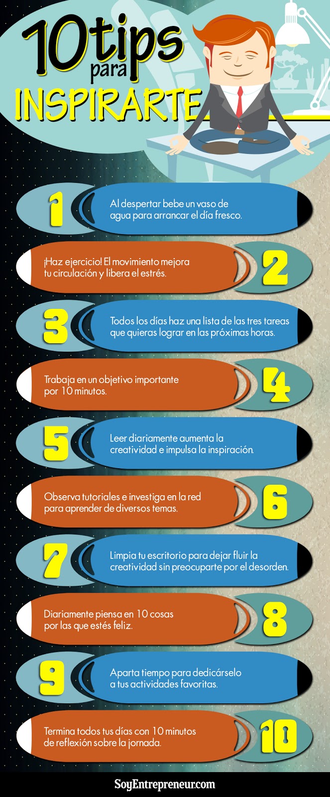 Nahun Frett: 10 Tips para inspirarte