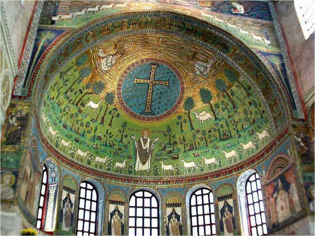 ARTE CRISTIANO Y BELLEZA: El ábside de San Apolinar in Classe