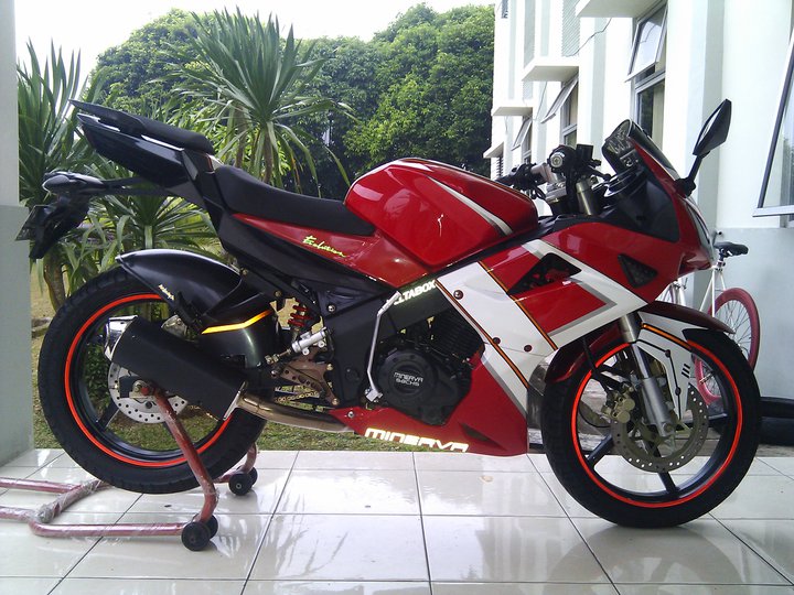 Contoh Gambar Modifikasi Minerva R 150 VX