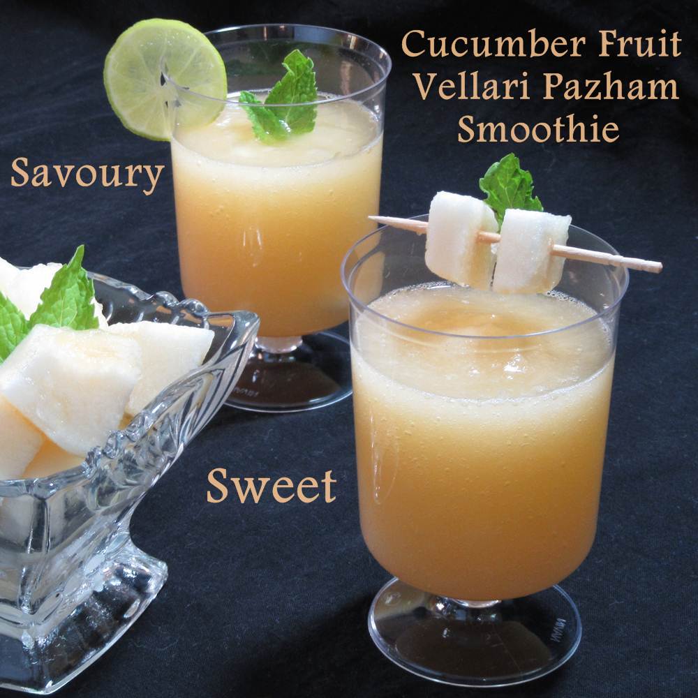 Boni's Healthy Twists: Cucumber Fruit Smoothie Sweet and Savoury ...