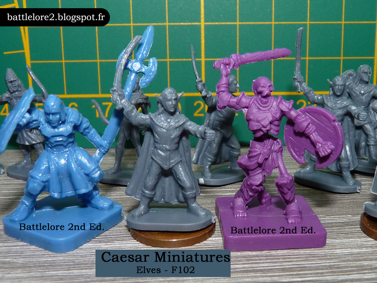 Size comparison with ...Caesar Miniatures...Elves ! | BattleLore ...
