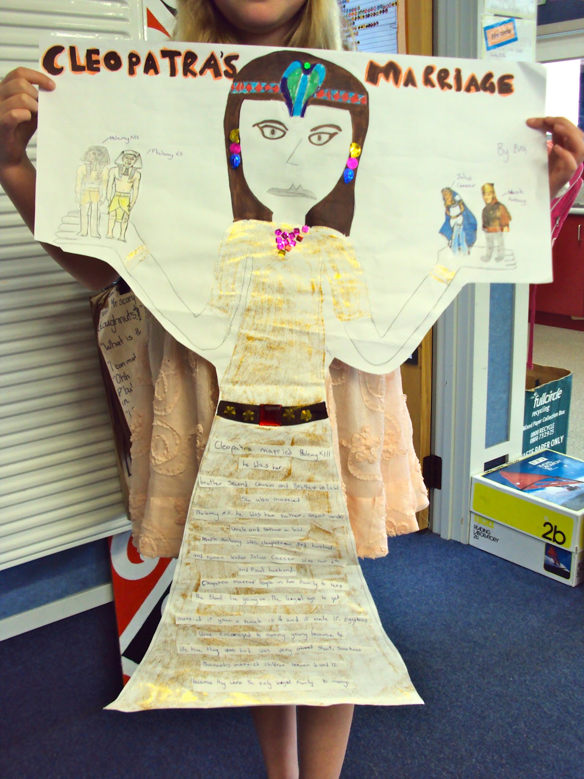 Top of the Totara Tree: My Egyptian Homework Project By Eva