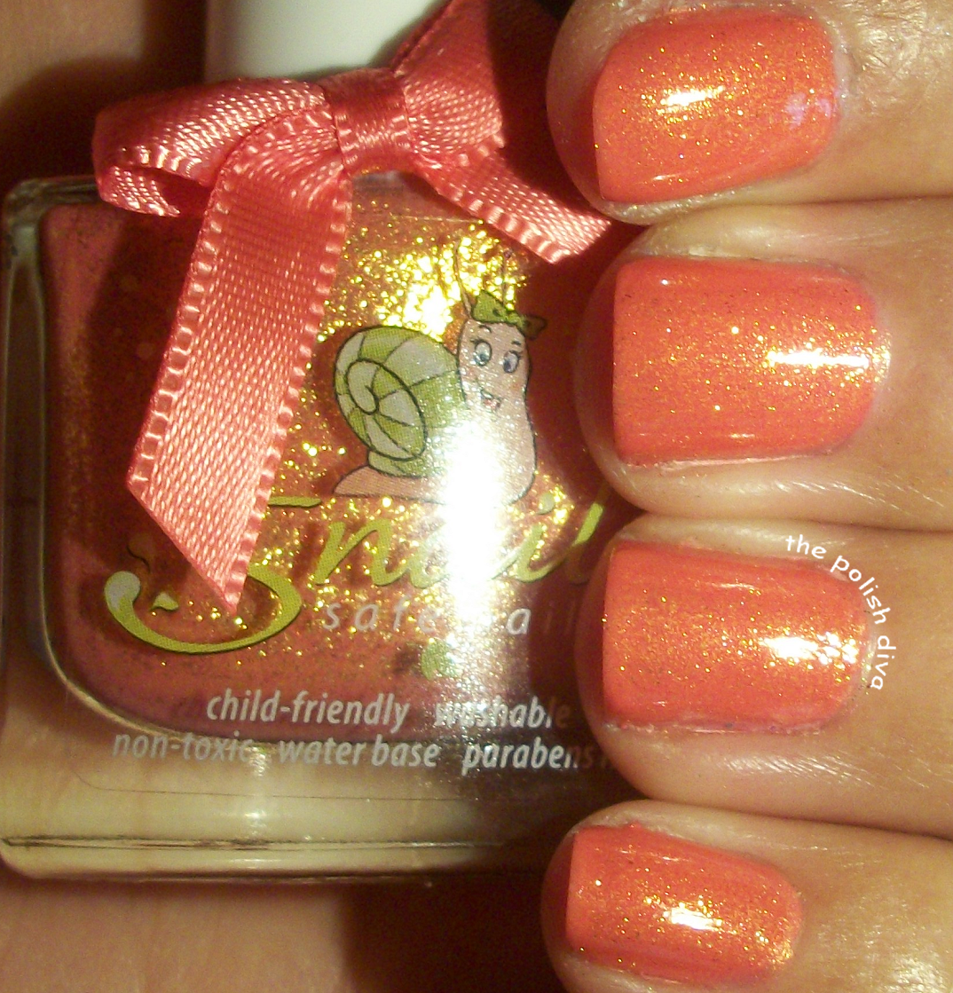 The Polish Diva: Snails Safe Nails Nail Polish Swatches and Review