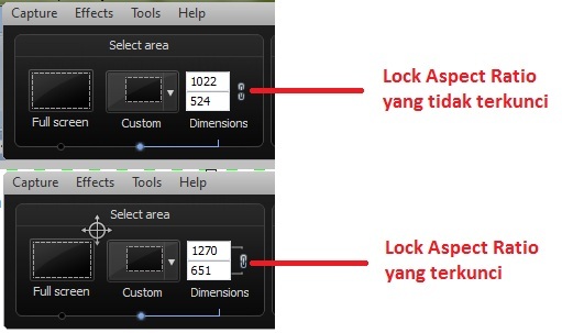 Artikel 8, #Camtasia Studio 8, Mengatur Area Perekaman - Belajar ...