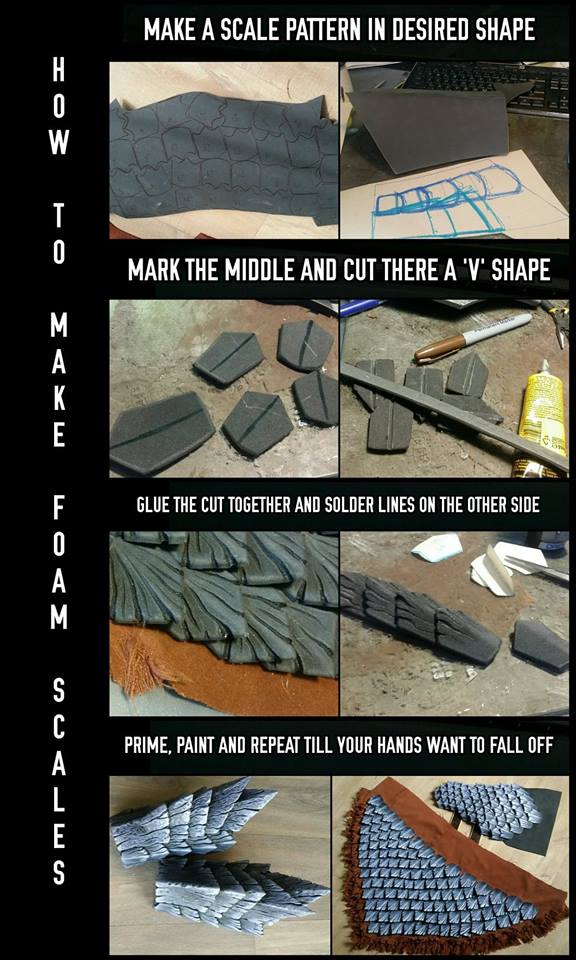 Scales for your cosplay - tutorial by Germia | Germia - gaming world