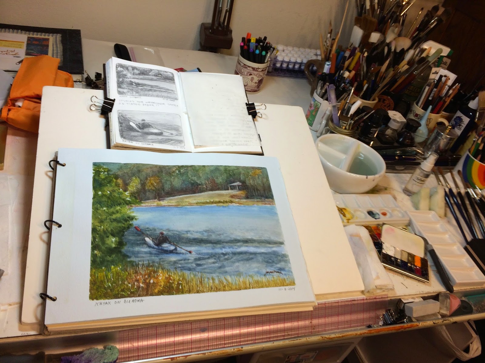 Sketching Around: Out and About With My Sketchbooks