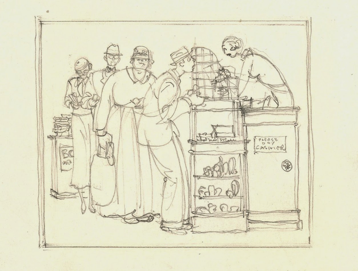 ILLUSTRATION ART: HARRY BECKHOFF AT COMIC-CON