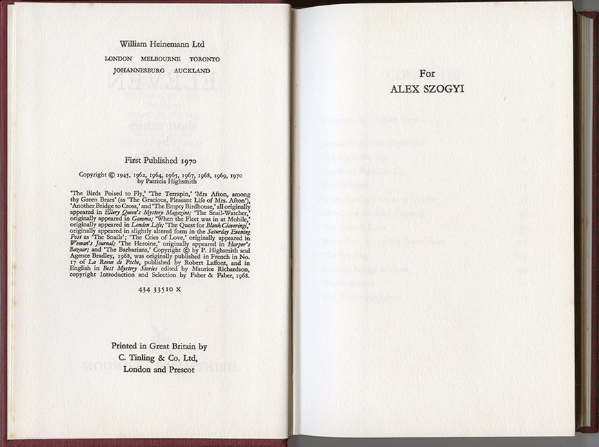 Existential Ennui: Patricia Highsmith, Graham Greene and Eleven ...