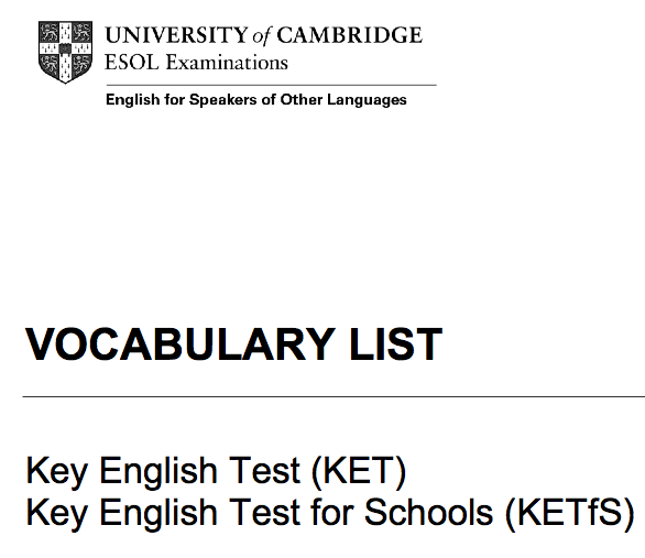 Mr.Garcia´s Blog - Passionate about Teaching and Learning: KET (A2)
