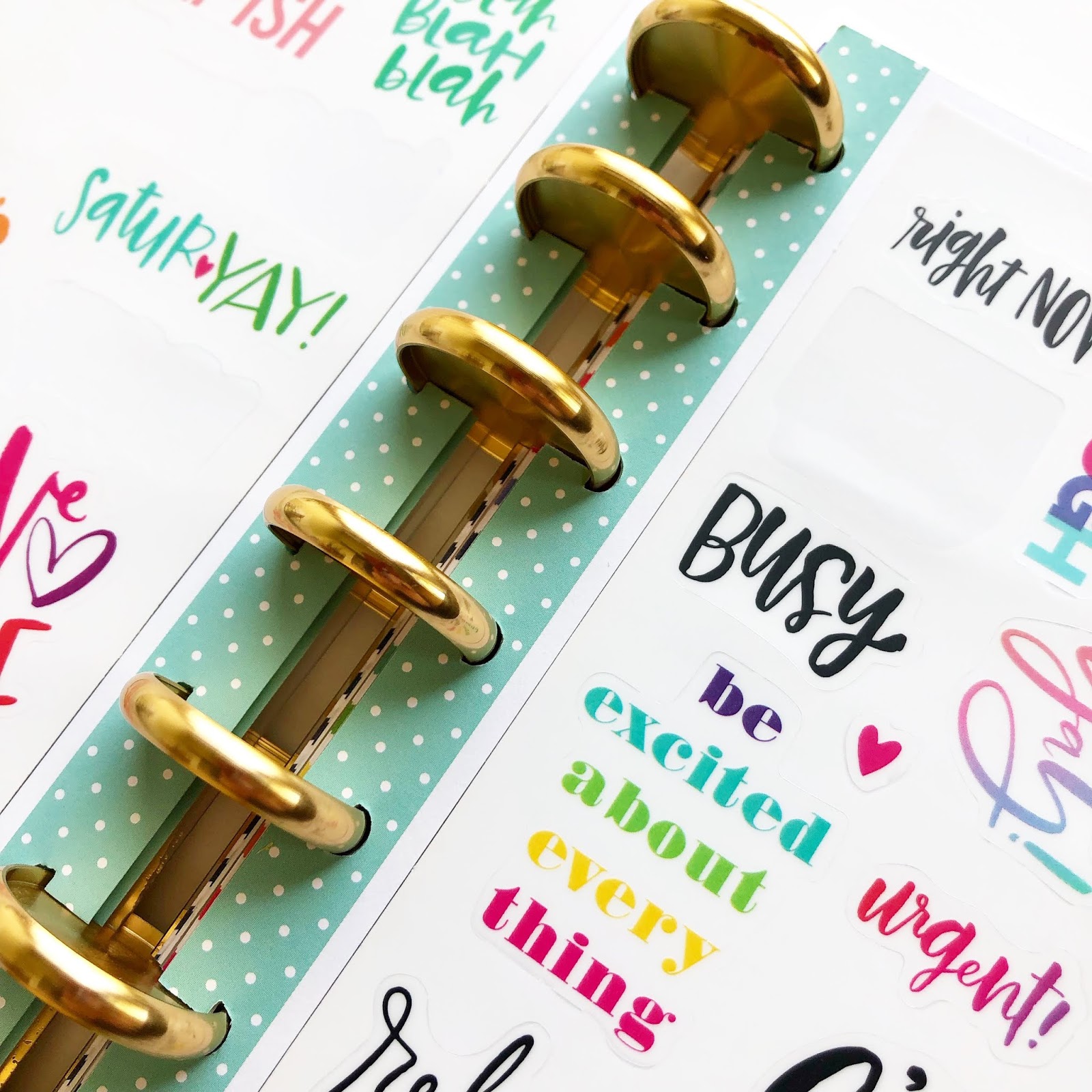 DIY Happy Planner Sticker Book - Jen, In Real Life. Seriously