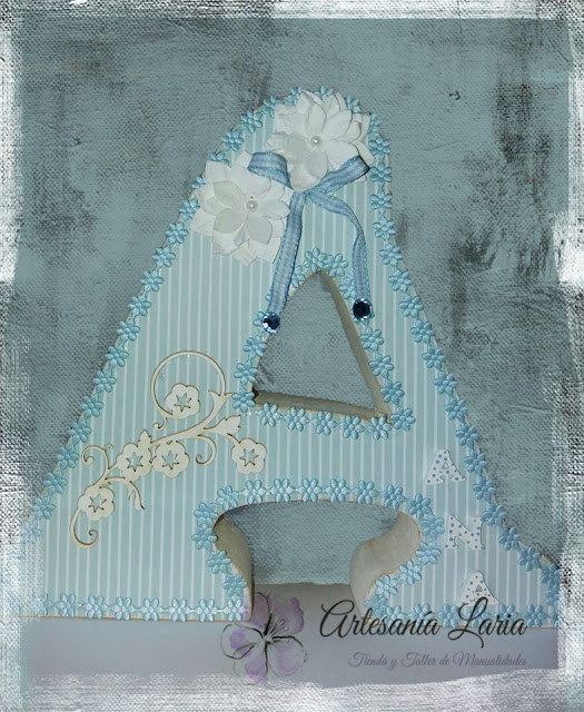 Artesania Laria: LETRAS DECORADAS