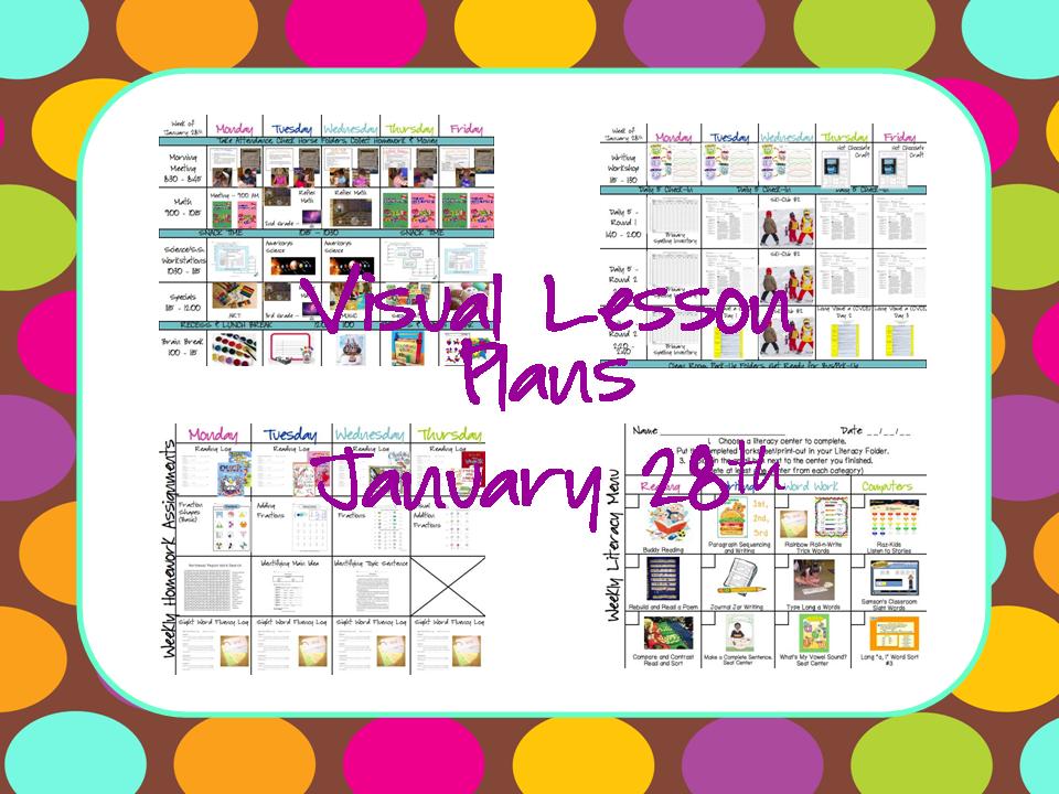 Confessions of a Teachanista: My First Visual Lesson Plans