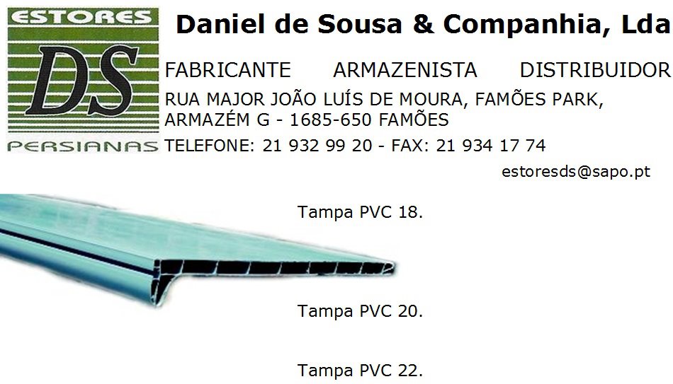 ESTORES DS: Tampa PVC para caixa Pré-Reboco