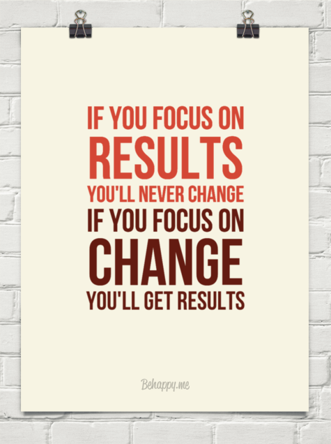 Process focused, not outcome driven