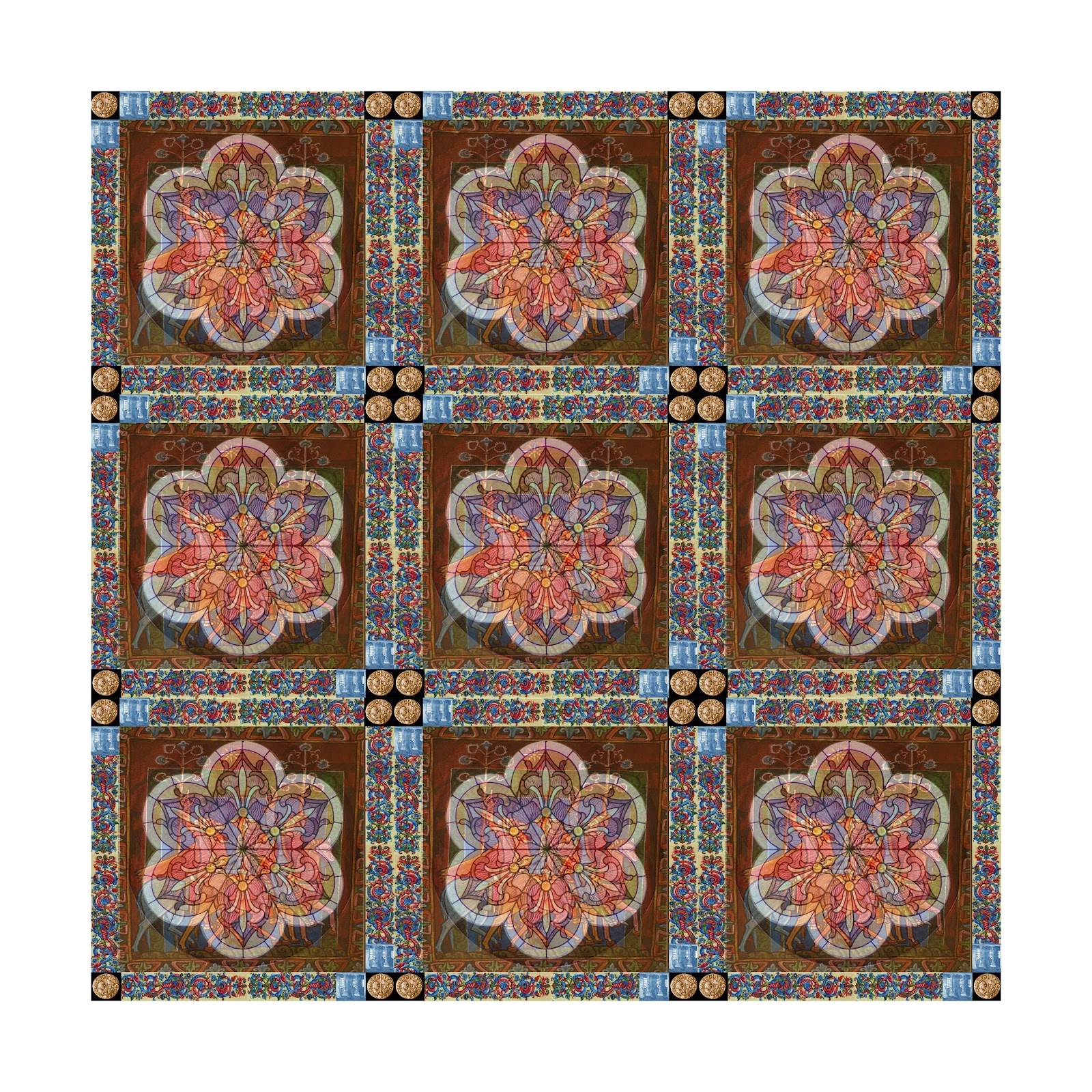 Kelsey Jancola: Romanesque Textile Pattern
