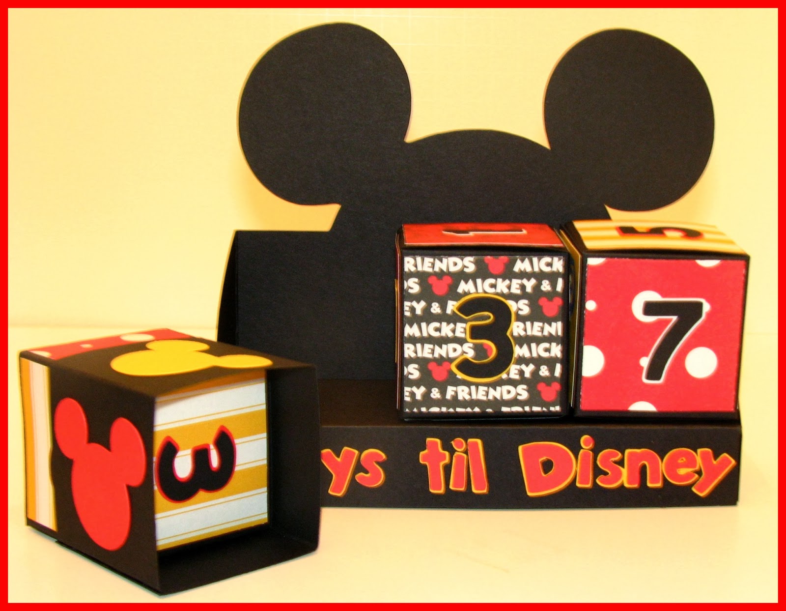 Around the Block with scrapalette: Countdown To Disney Blocks