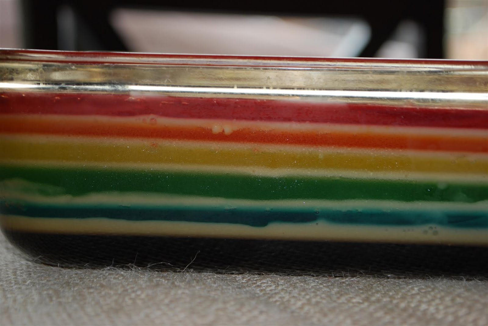 craftyc0rn3r: Rainbow Layered Jello