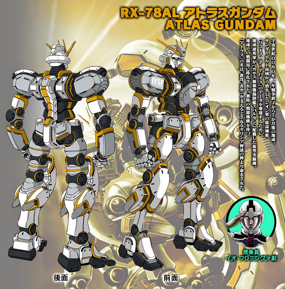 GUNDAM GUY: RX-78AL Atlas Gundam - Mechanic Art-work