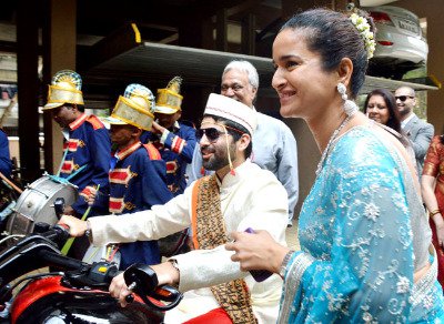 Decided in Paradise, Celebrated on Earth – Sameera Reddy Wedding ...