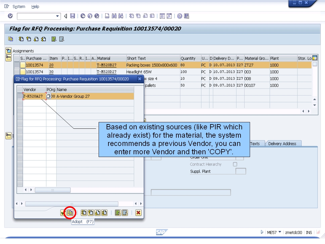 青蛙SAP分享 Froggy's SAP insights: MM Process RFQ using ALV in ME57