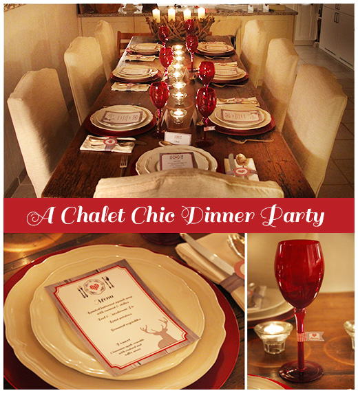 Paper And Party Love A Chalet Chic Dinner Party And A Giveaway Paper And Party Love A Chalet Chic Dinner Party And A Giveaway