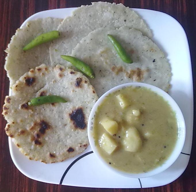 Gowri's Indian Recipes: Coconut Roti