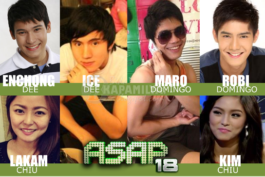 ASAP 18 - Siblings Enchong and Ice Dee, Robi and Maro Domingo and Kim ...