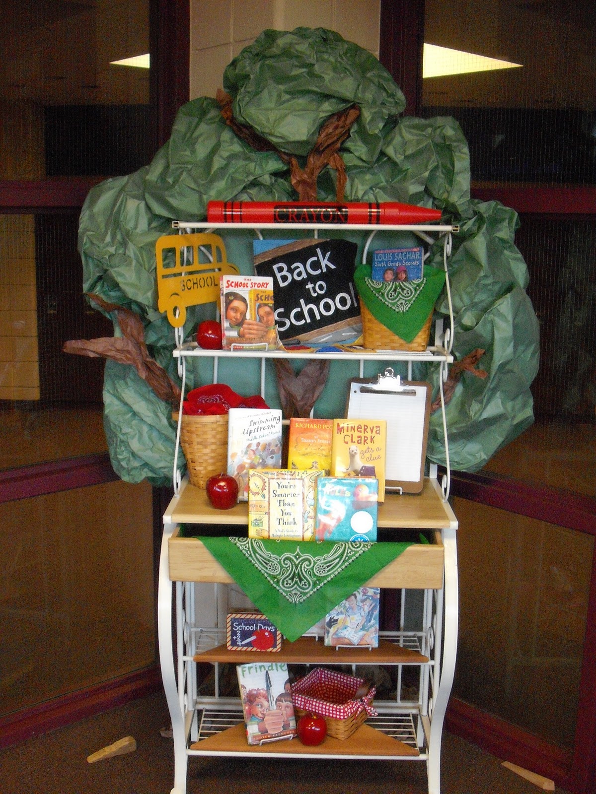 Creative Library Displays: Back to School Displays 2011