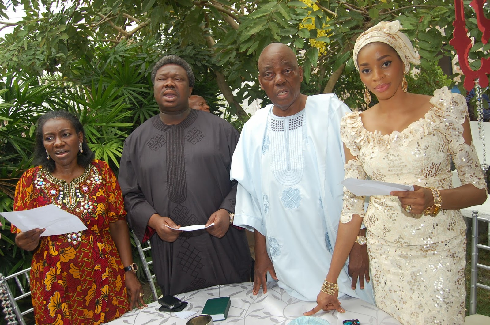 theelites : FACES AT MODUPE OGUNTADE'S CHRISTENING PARTY FOR GRAND DAUGHTER