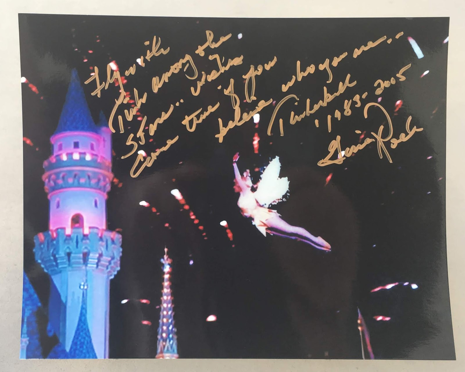Flying Tinker Bell: Tink Launching Off The Matterhorn In Disneyland 1985