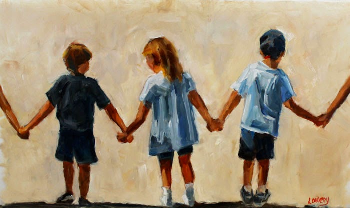 Wanda Lowery's Daily Painting: Red Rover, Red Rover II