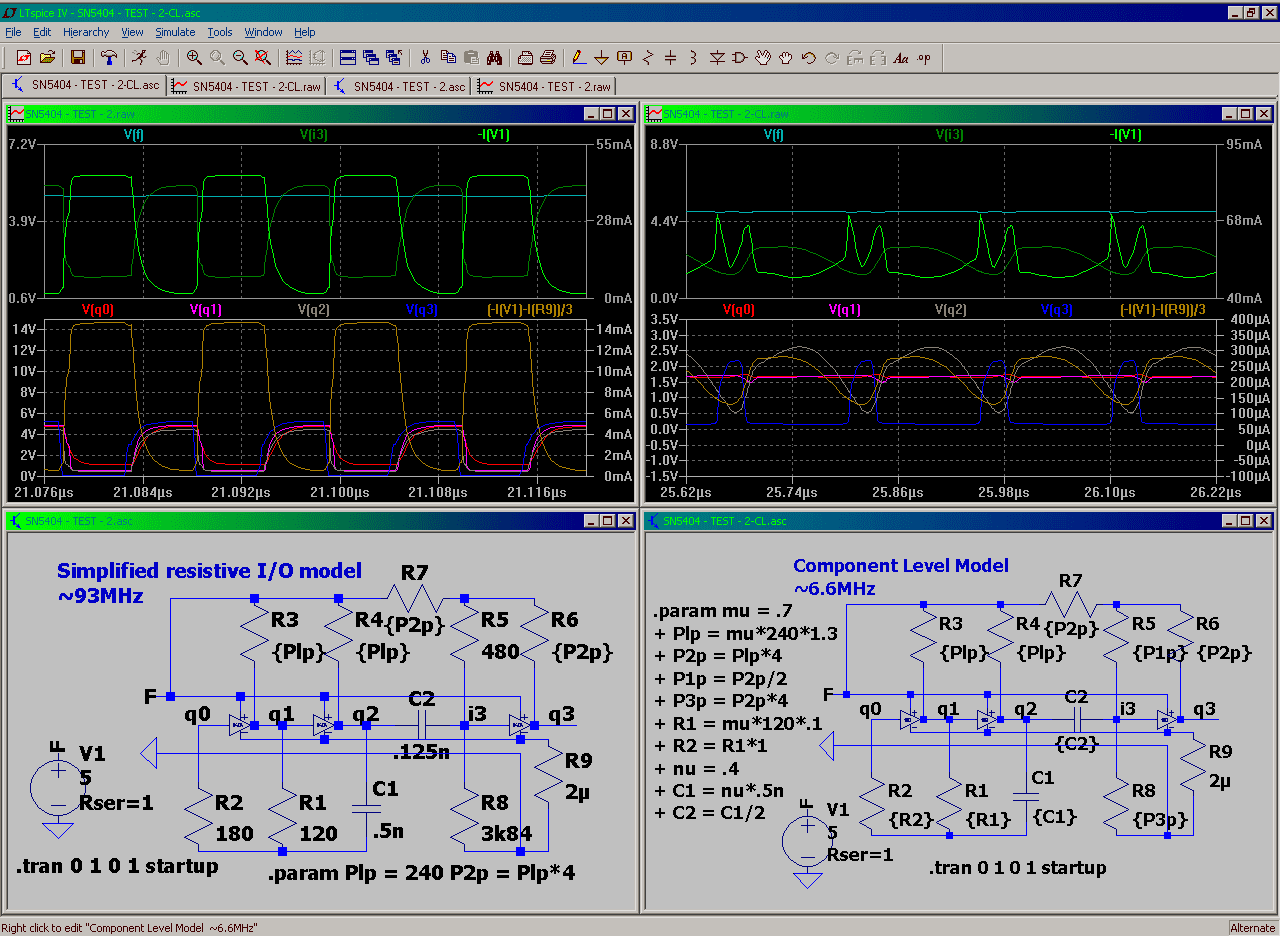 Chips & Tech.: TTL test 4 7404 74192 74193
