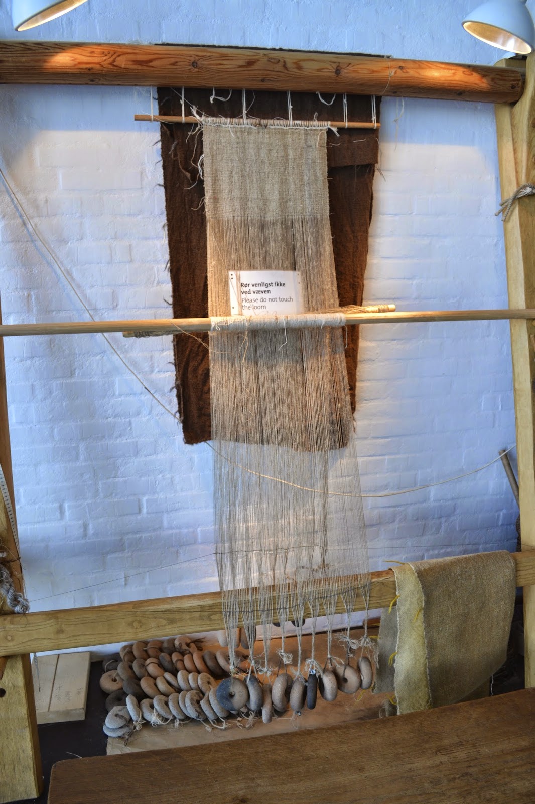 spinsjal: Denmark part one: Weaving Viking Sails and Twisting Viking ...