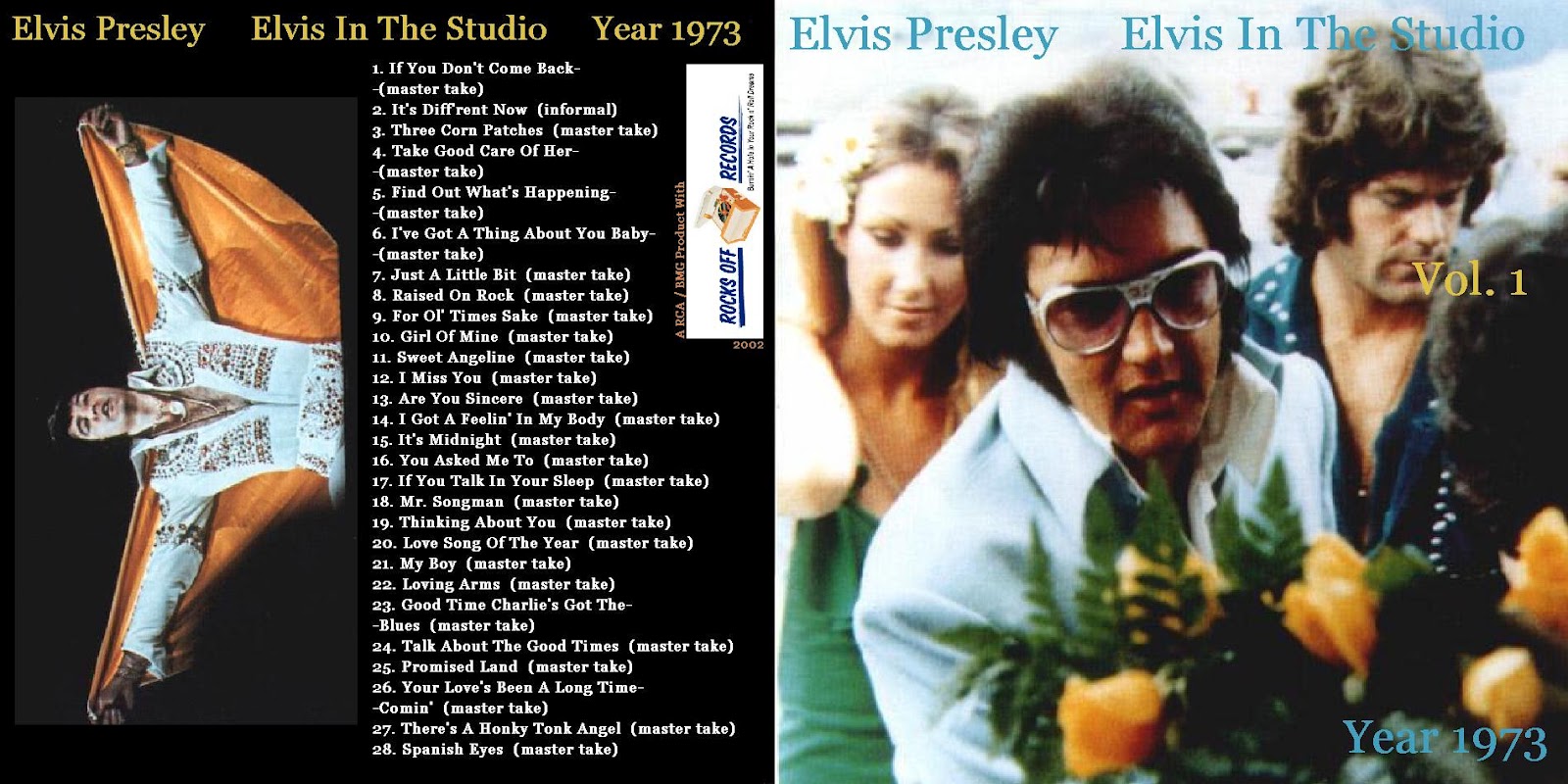 ELVIS JAR: - ELVIS IN THE STUDIO 1973 VOL. 1
