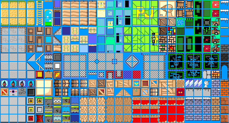 Caos Espacial: Tileset de PJs' Adventures