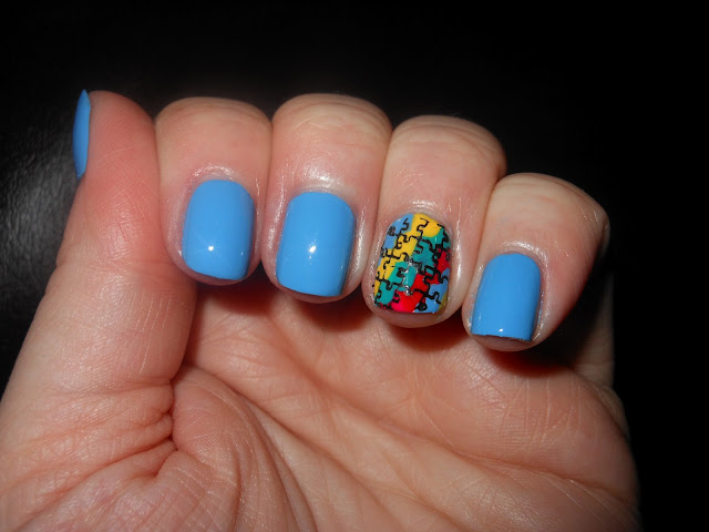 The Polished Momma: Autism Awareness Nails