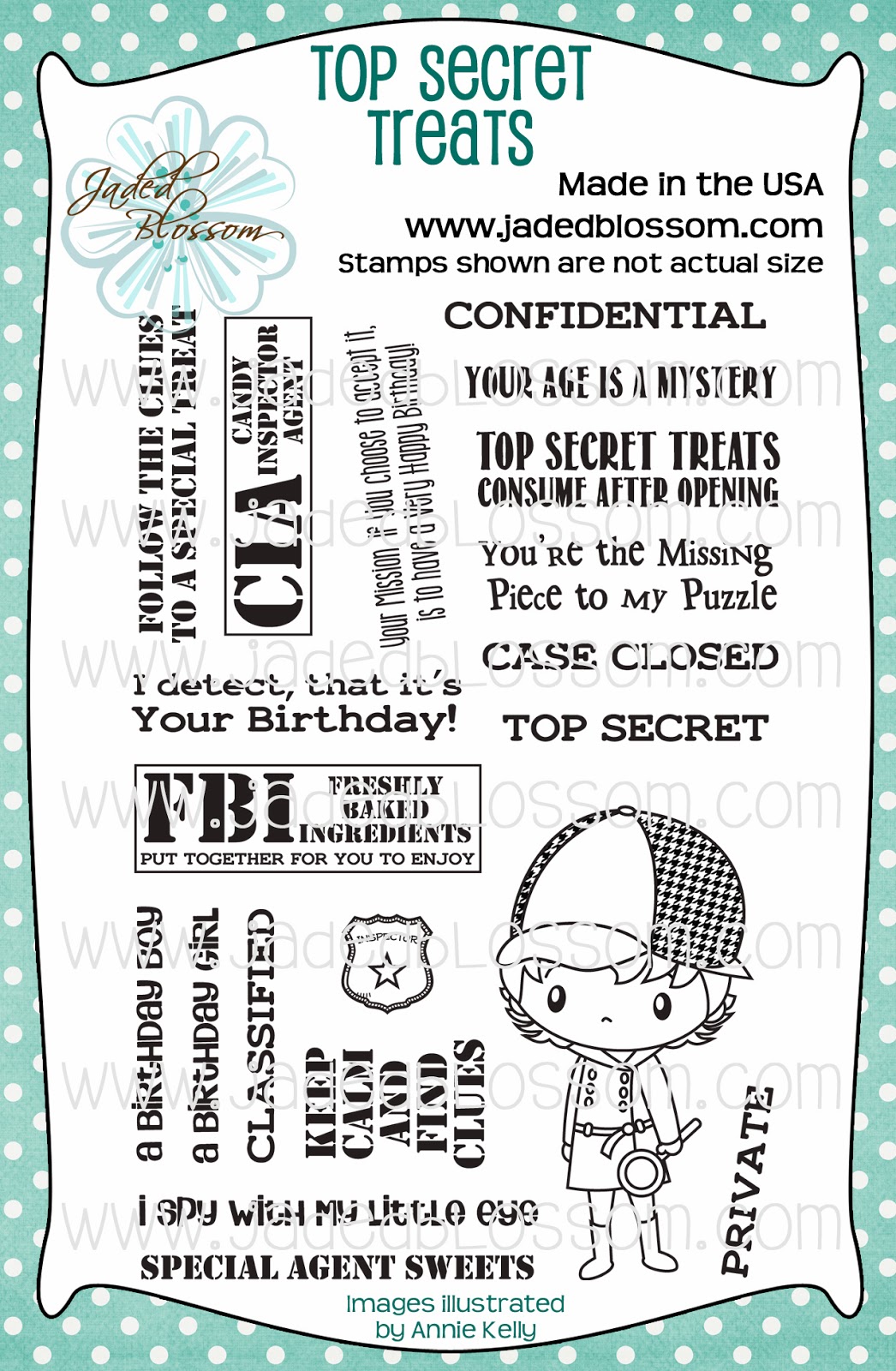 Jaded Blossom: TOP SECRET Detective Blog Hop!