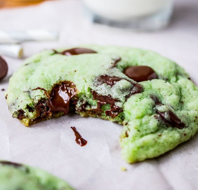 Cooking Home: Mint Chocolate Pudding Cookies