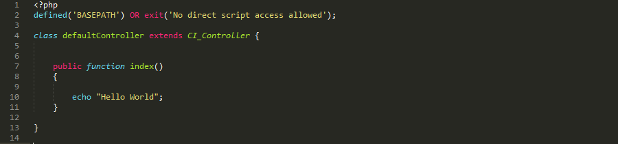 CodeIgniter Tutorial - Create a Controller - GJ TUTORIALS CodeIgniter Tutorial - Create a Controller - GJ TUTORIALS