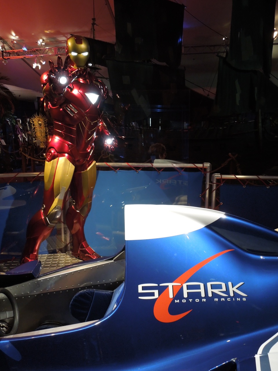 Tony Stark's F1 race car from Iron Man 2 on display... | Hollywood ...