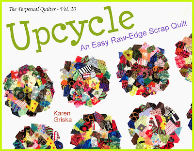 Karen Griska Quilts: Modern Raw-Edge Scrap Quilt!