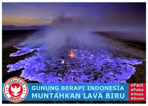 Sebuah Gunung Berapi Indonesia Memuntahkan Lava Biru! - Indonesian ...