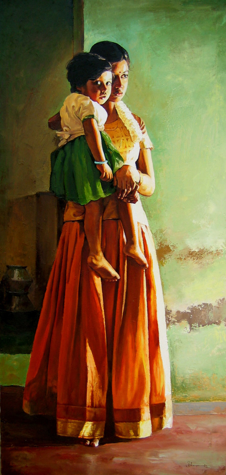 My Sweet World !!: Paintings of Dravidian Woman