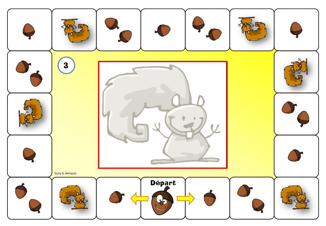 Amiscol: Jeux de l'écureuil