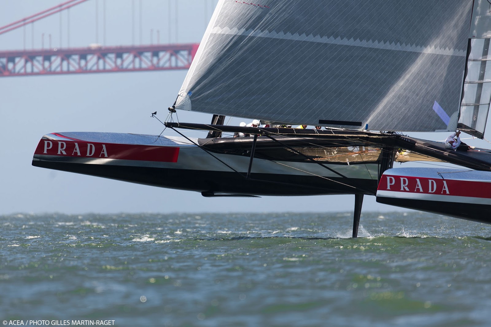 Images / Les AC72 sont de retour sur l'eau à San Francisco ! | ScanVoile