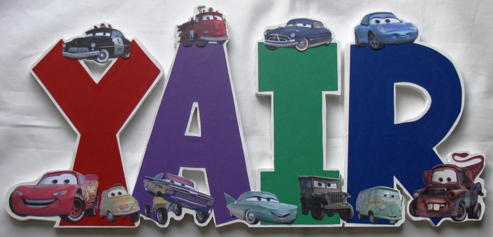 Lightyear Designs~ Custom Wood Name Signs: Audrey, Barbara, and Yair ...