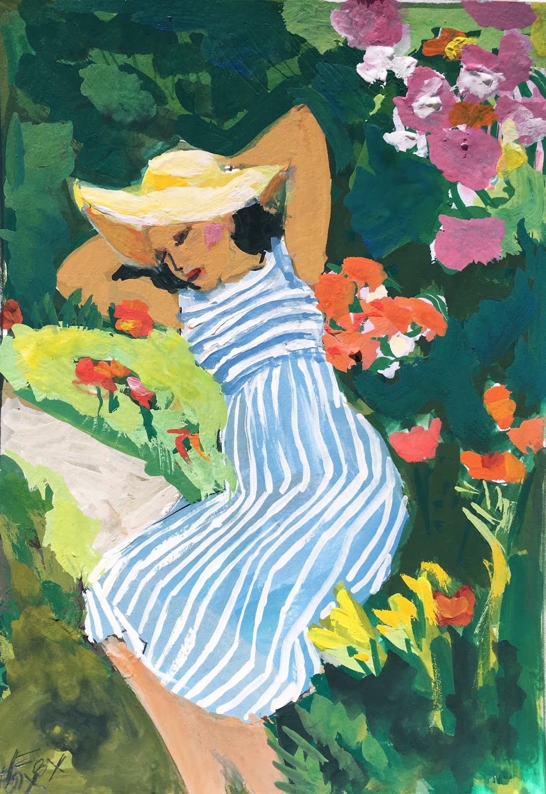 Marie Fox Painting A Day