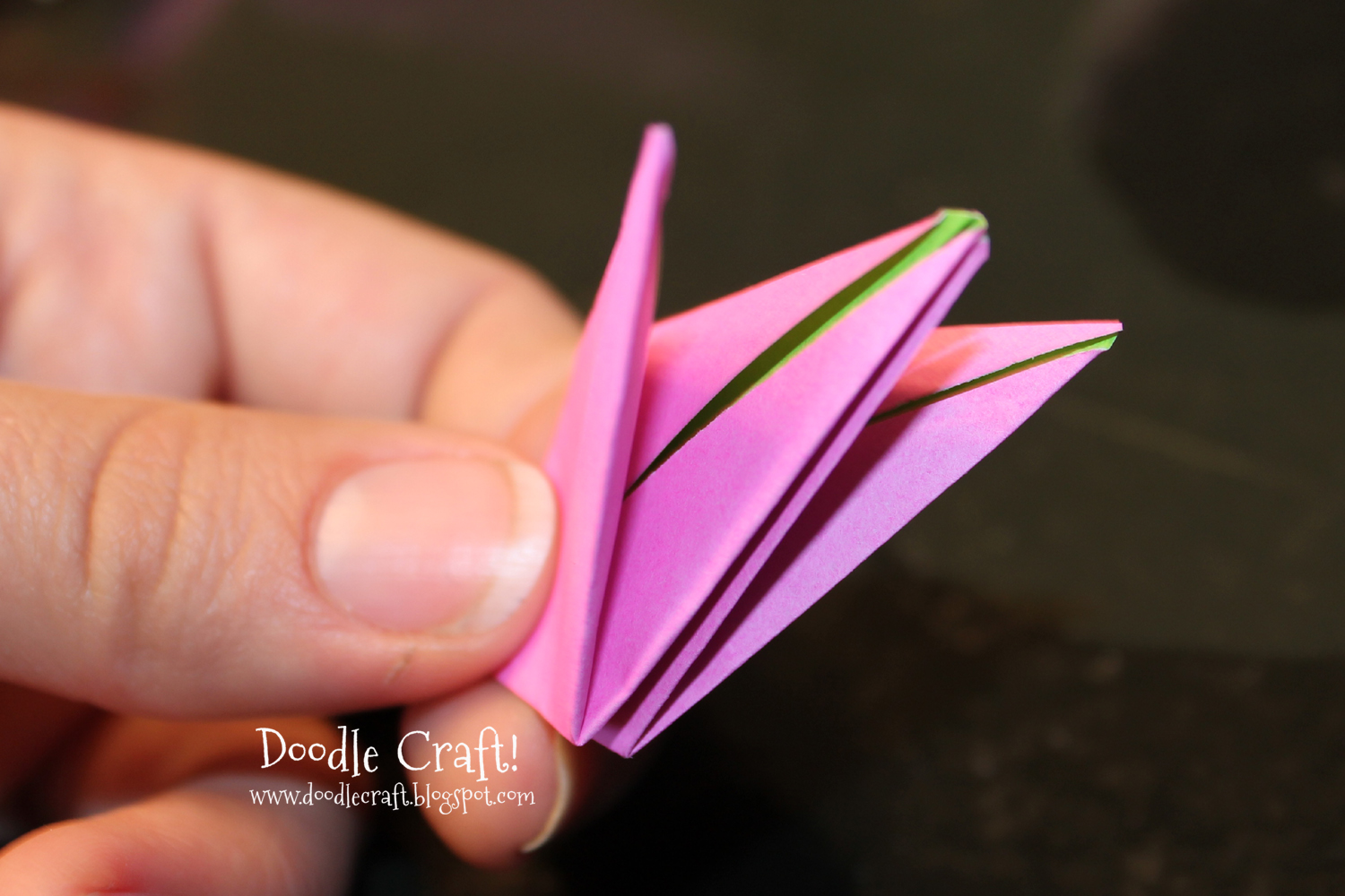 Origami Flapping Paper Crane Mobile!