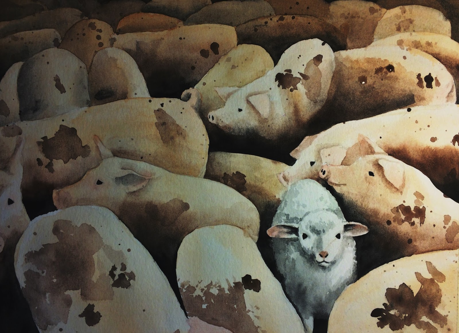 Headpiece Filled with Straw: 6)Jamie Musselman "The Lamb's Choice"